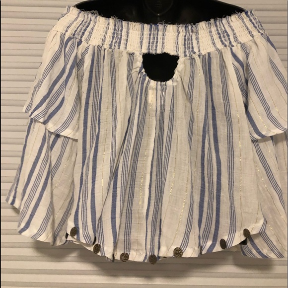 Surf Gypsy | Tops | Off The Shoulder Cute Top | Poshmark